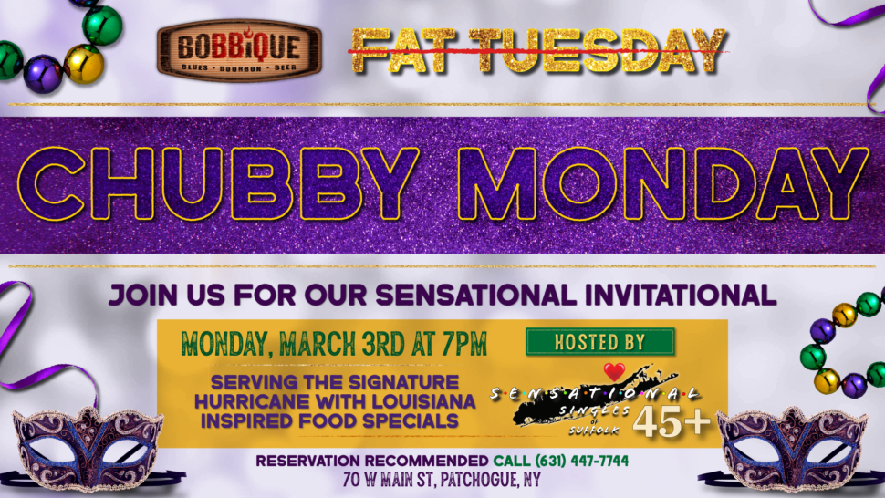 Chubby Monday • Real Memphis BBQ - BOBBIQUE - 70 W Main St, Patchogue ...